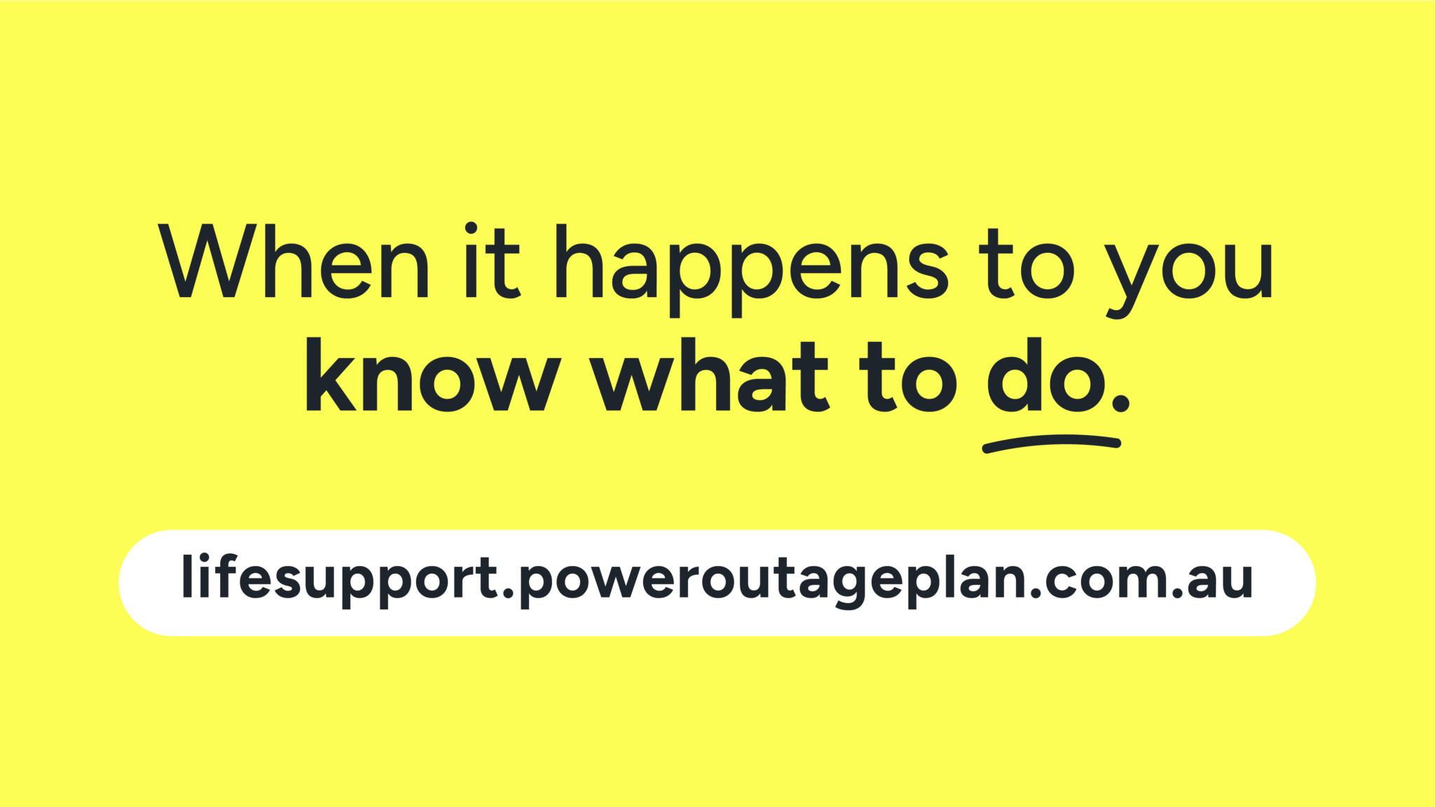 Check. Plan. Do. - Power Outage Plan